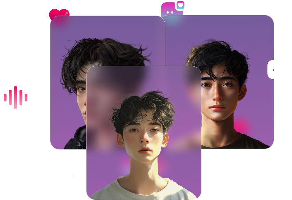 Byyourside.ai - AI Boyfriend Experience | Virtual Companion Chat for Women